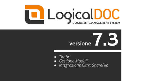 Logicaldoc 7.3 - LogicalDOC Blog